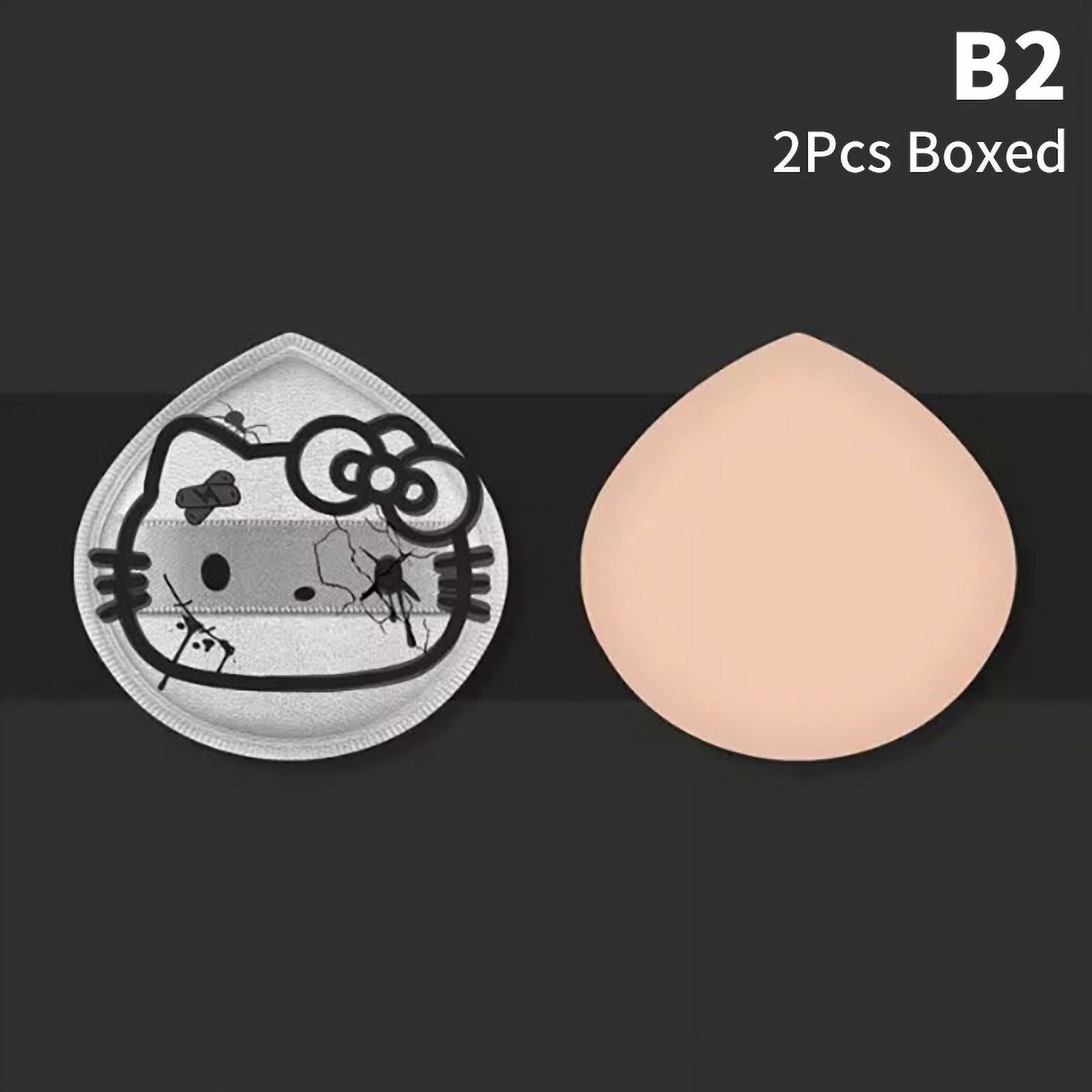 1/2pcs Sanrio Silver Makeup Sponge Puff Boxed Cute Hello Kitty Makeup ...
