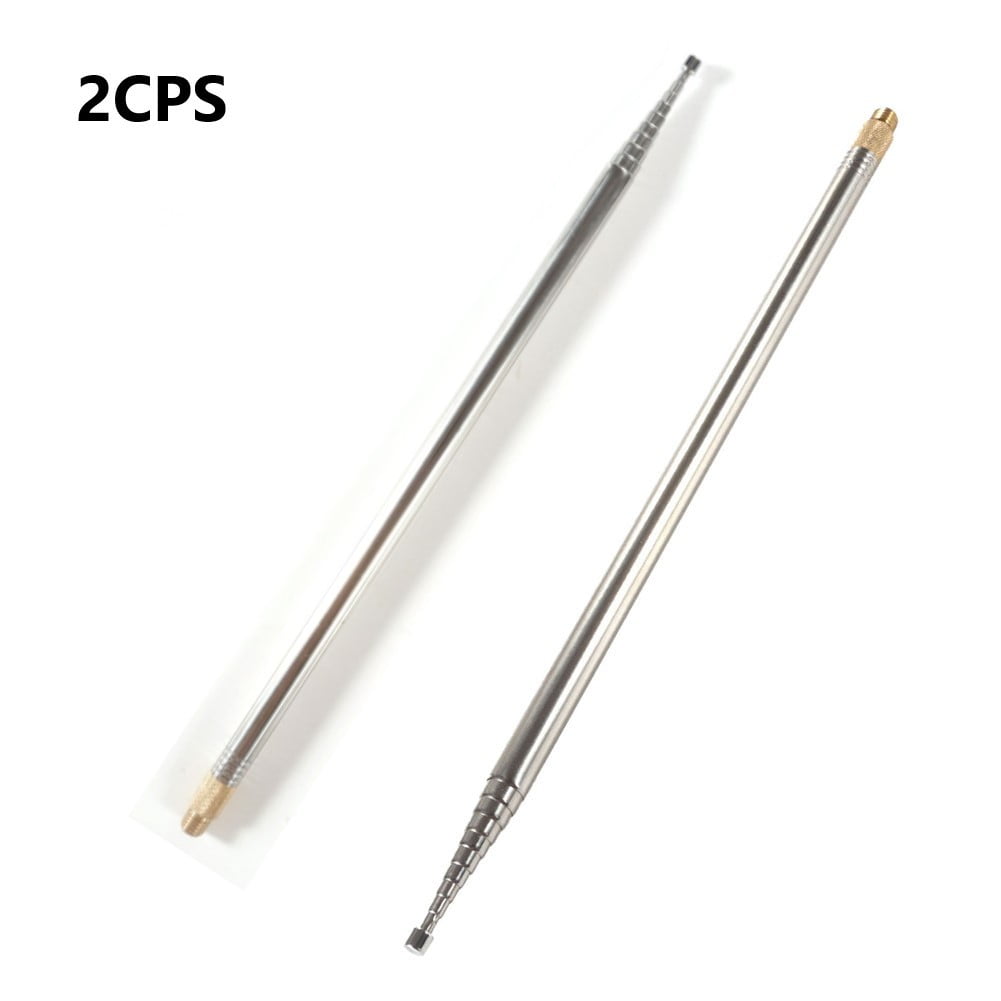 1/2pcs Stainless Steel 2.5M Whip Antenna For PAC 12 JPC-7 DIY Shortwave ...