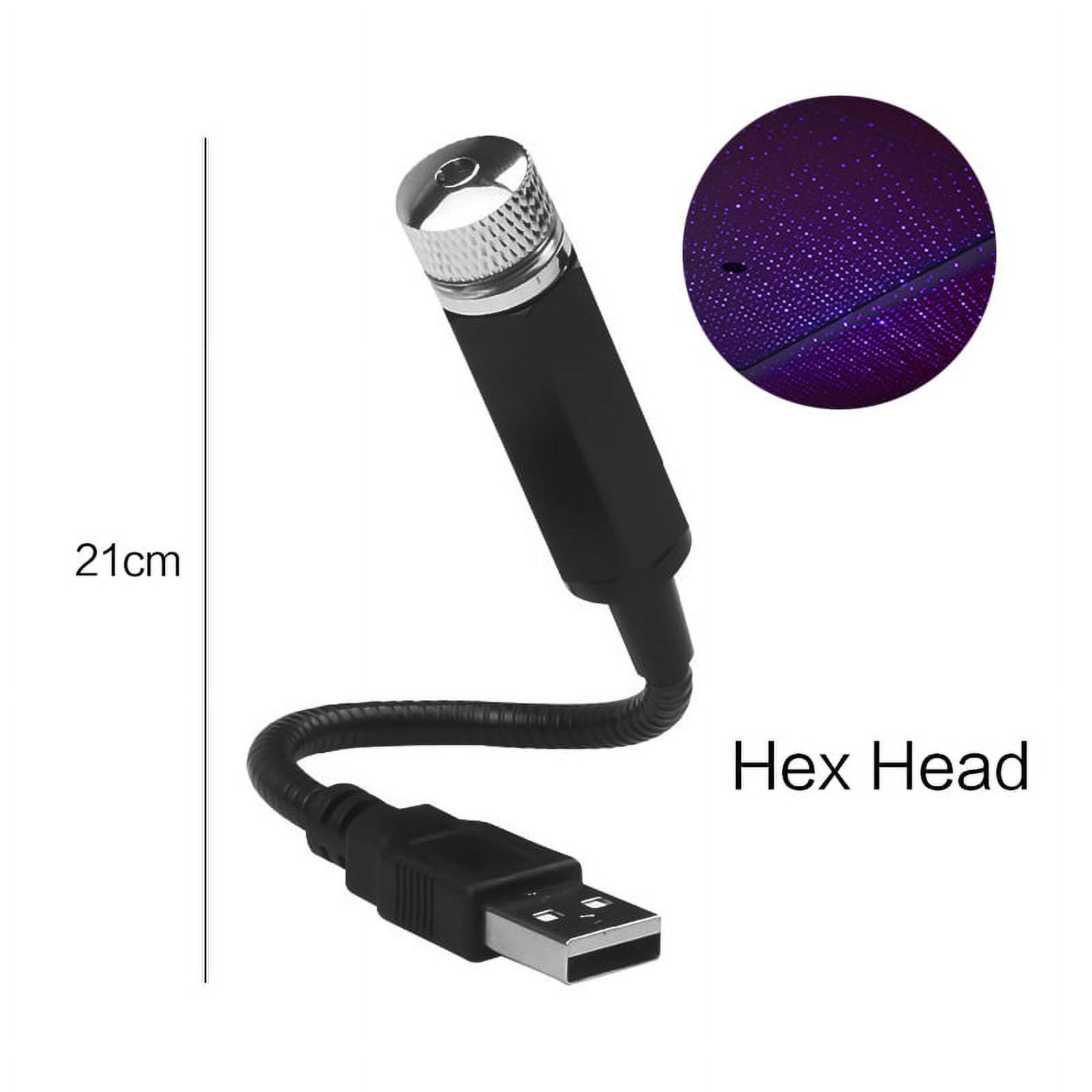 1/2pcs car interior atmosphere star sky lamp ceiling roof light car ...