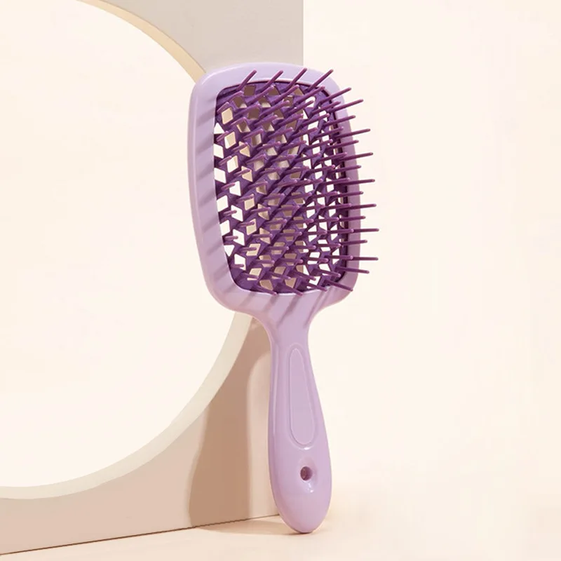 1/2pcs set Scalp Massage Comb Hollow Out Comb Shampoo Massage Brush For ...