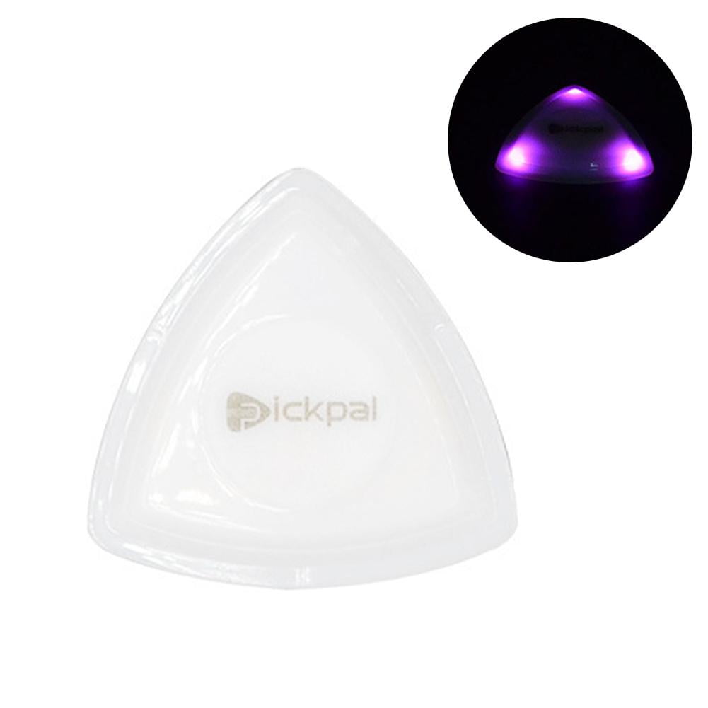 1/2x LED Guitar Pick Stringed Instrument Glowing Plectrum Guitar ...