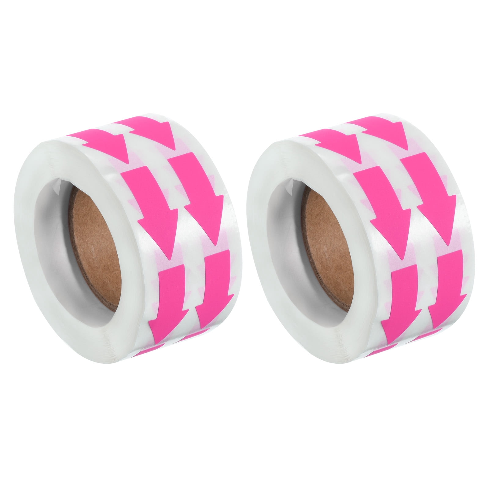 1.2x0.6" Arrow Sticker, Adhesive Color Coding Decal, Bright Pink 2000 ...