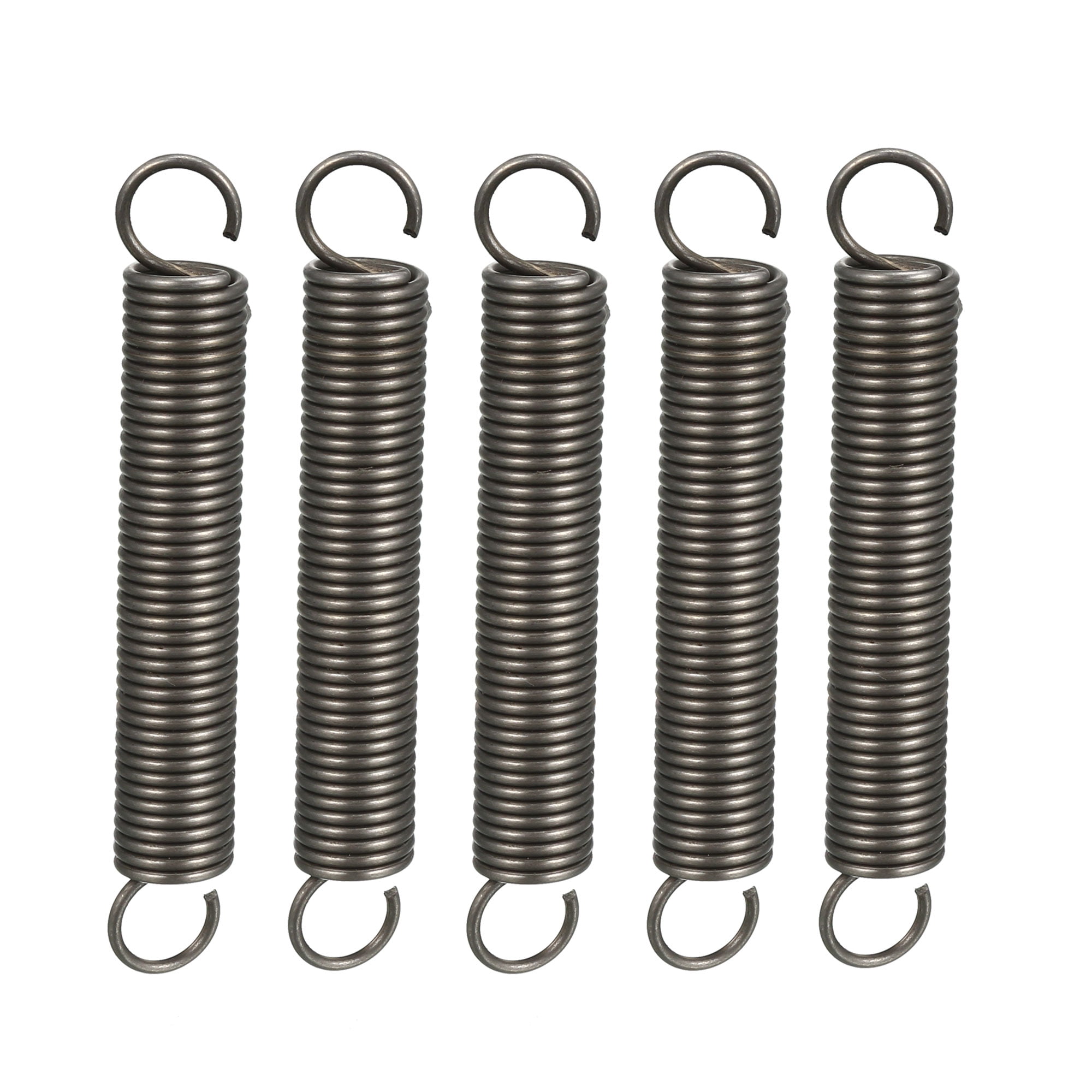 1.2x10x70mm Spring Steel Small Dual Hook Tension Spring, 5pcs - Walmart.com