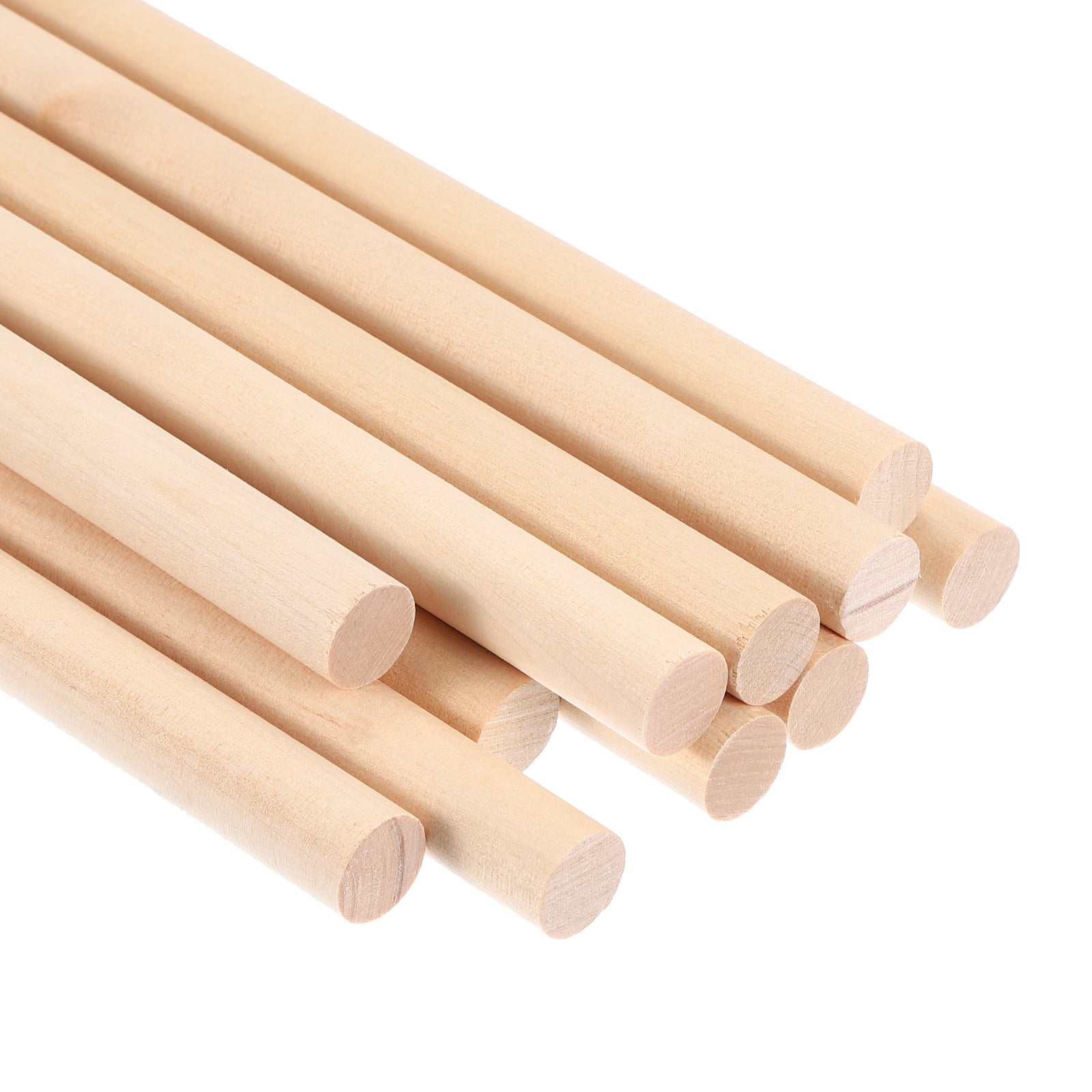 1/2x5.91inch Wooden Dowel, 240 Pcs Dowel Rod Wood Dowels Wood Sticks ...