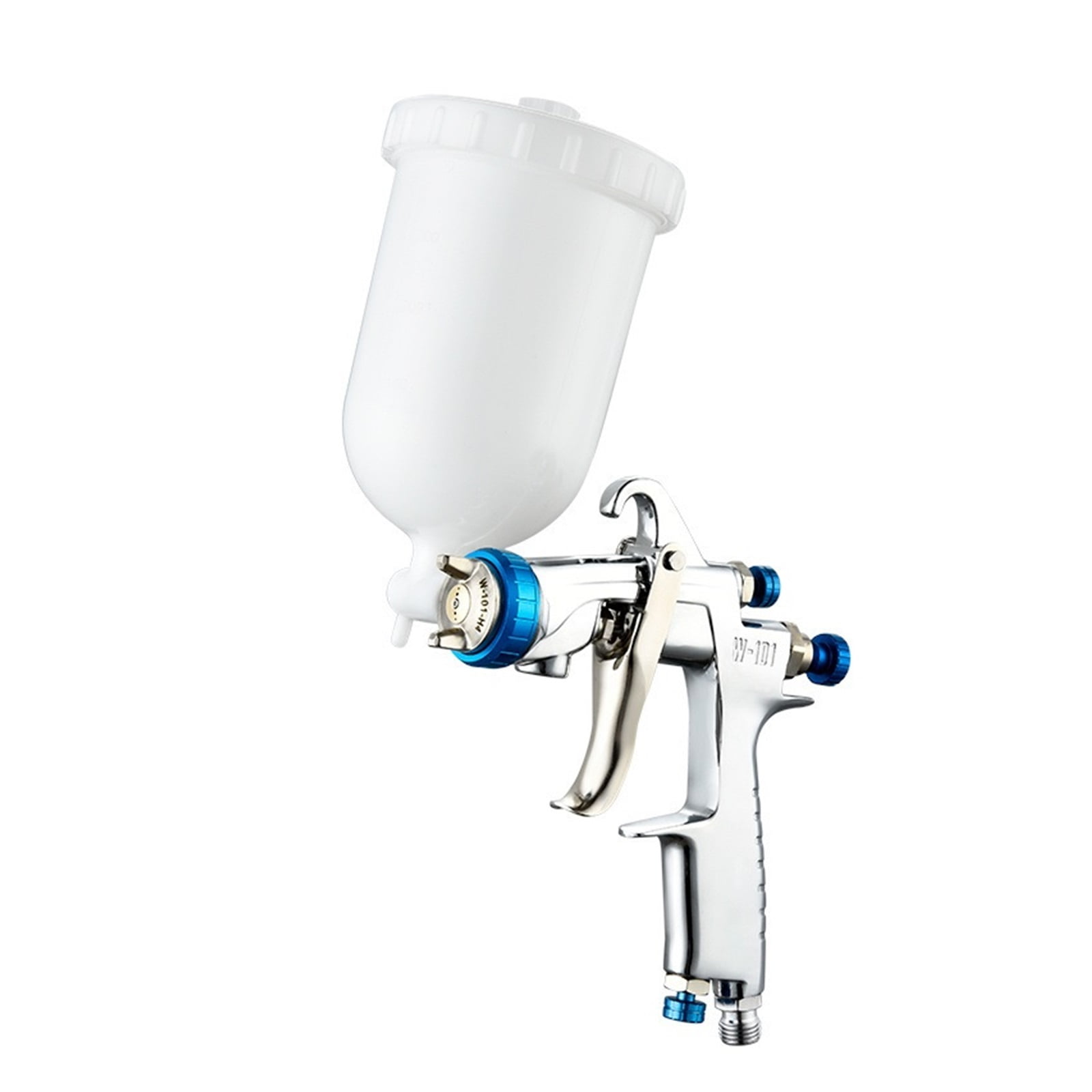 1.3/1.8mm Spray Gun nuine Sprayer 400CC Plastic Pot Metal Cup Pneumatic ...