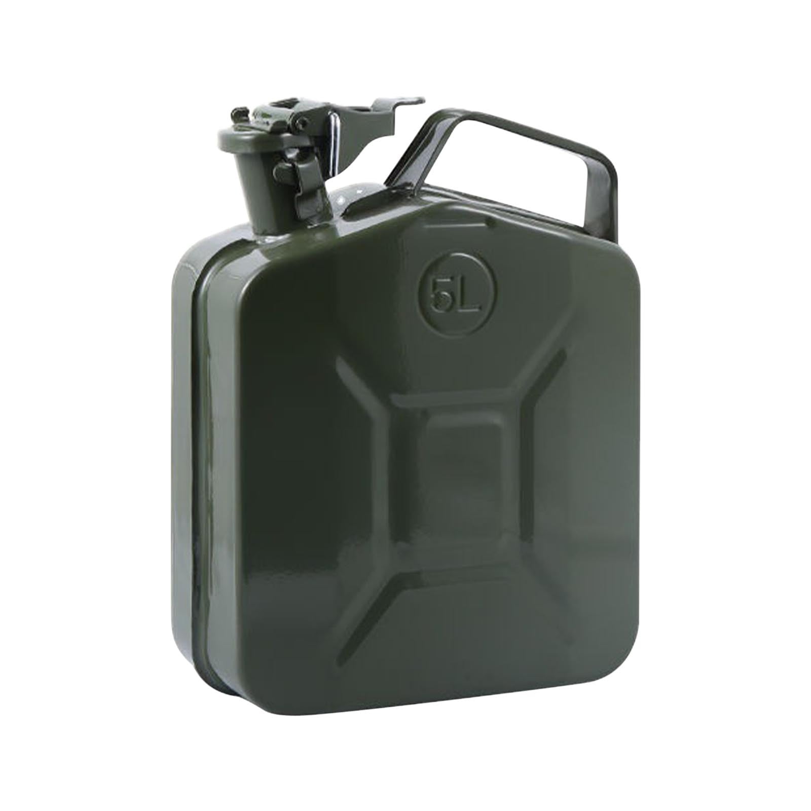 1.3/2.6 Gallon Metal Container With Spout And Handle Trucks Cars ...