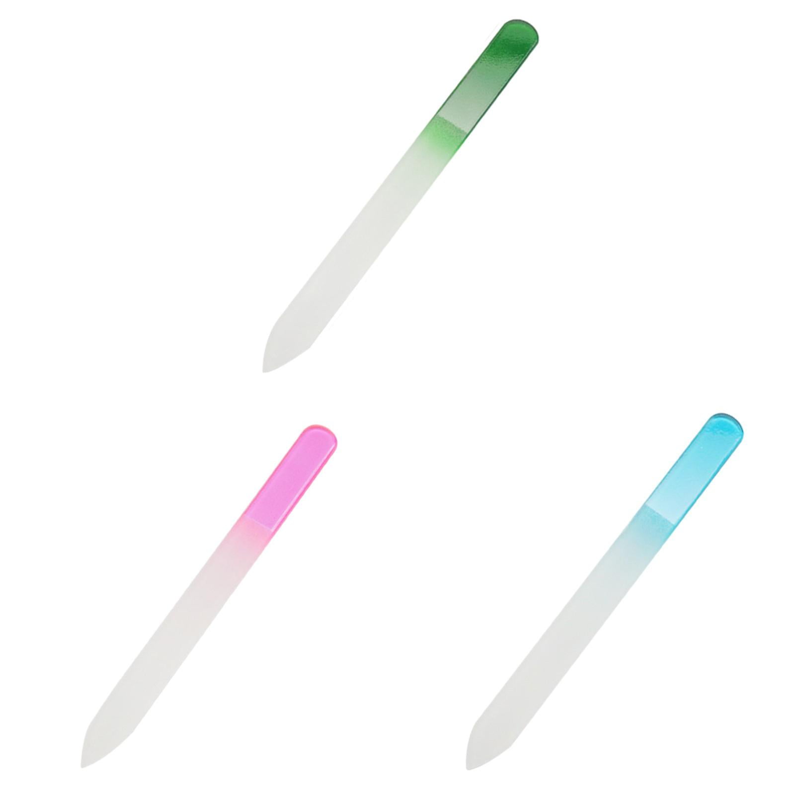 1/3/4/5/6PCS Glass Nail File in Case, Nail File, Glass Fingernail File ...