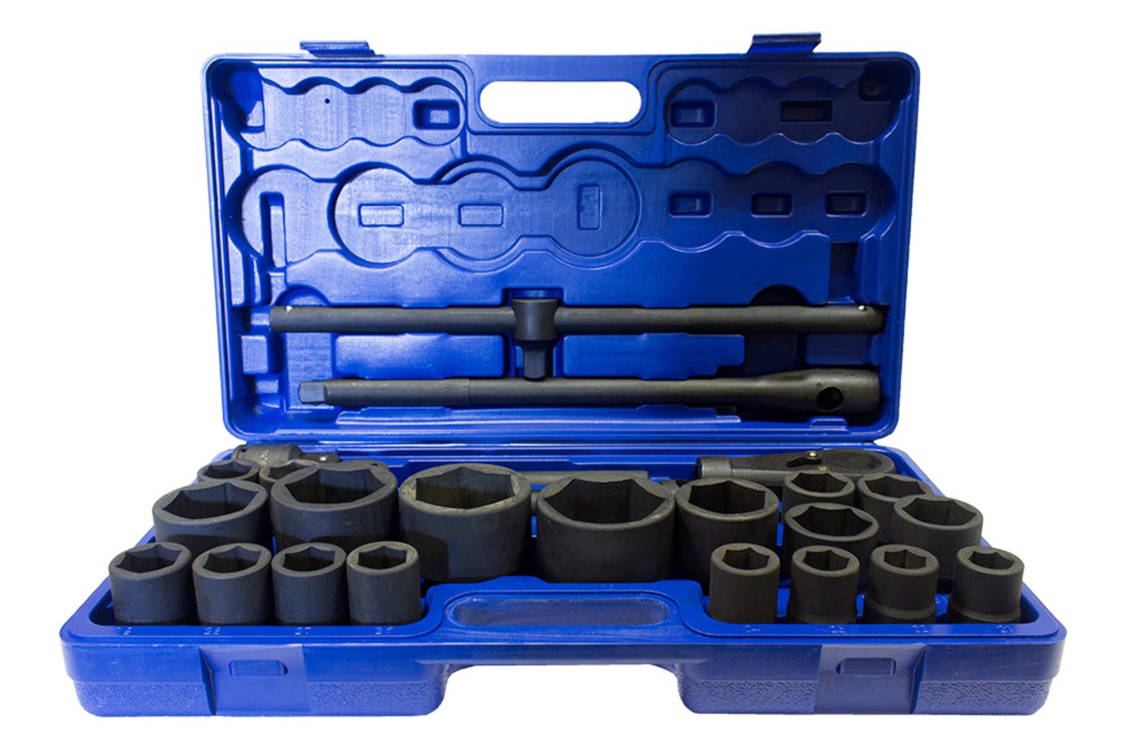 1" 3/4" Drive Metric Impact Socket Set 21-65mm (26pcs) (JQ-1-26set) - Walmart.com