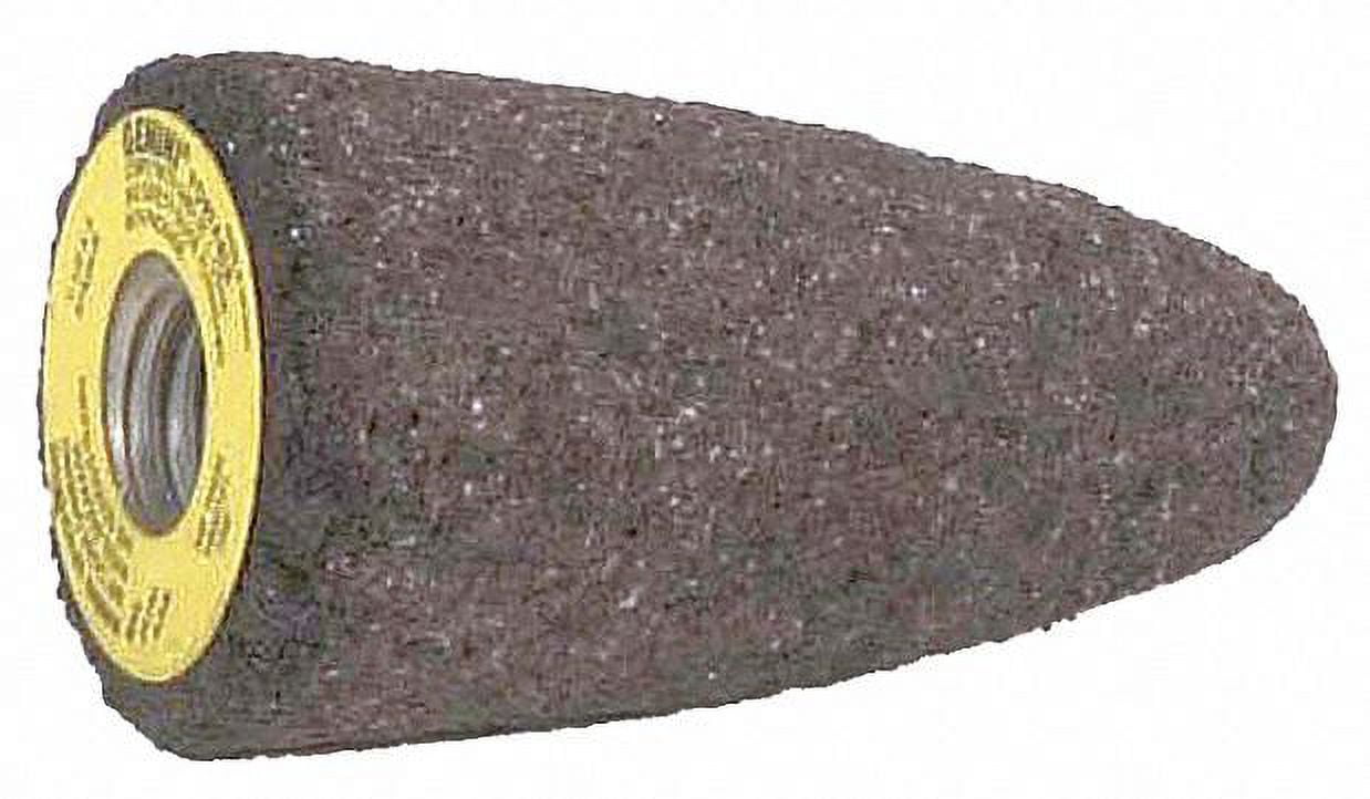 1-3/4" Grinding Cone, 3" Thickness, Aluminum Oxide, 24 Grit, 5/8-11 ...