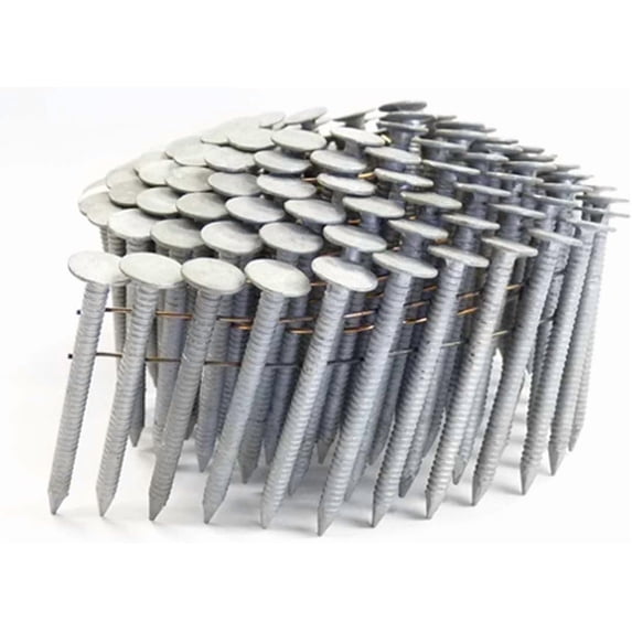 1 3/4" Ring A153-D HDG Coil Roofing Nails 1,200ct - Walmart.com