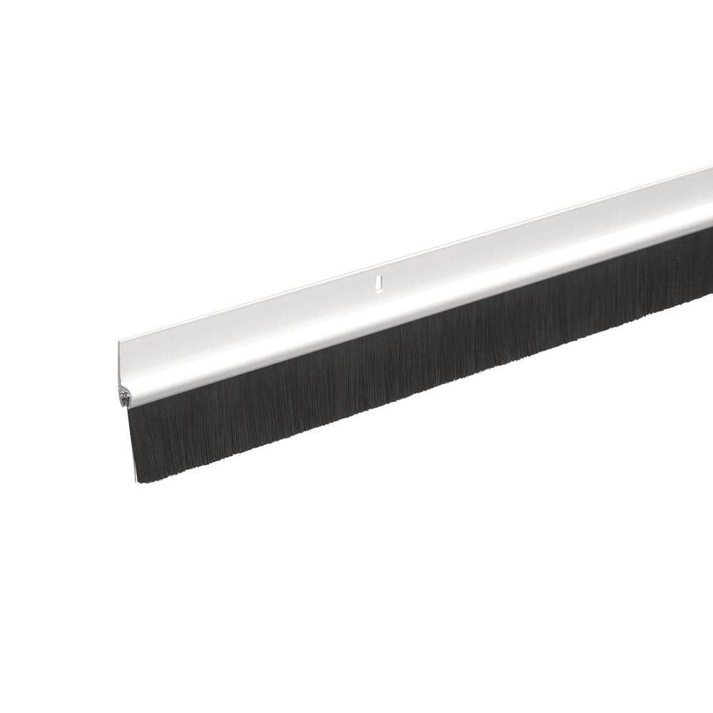 1-3/4 in. x 36 in. White Plastic and Brush Door Sweep - Walmart.com