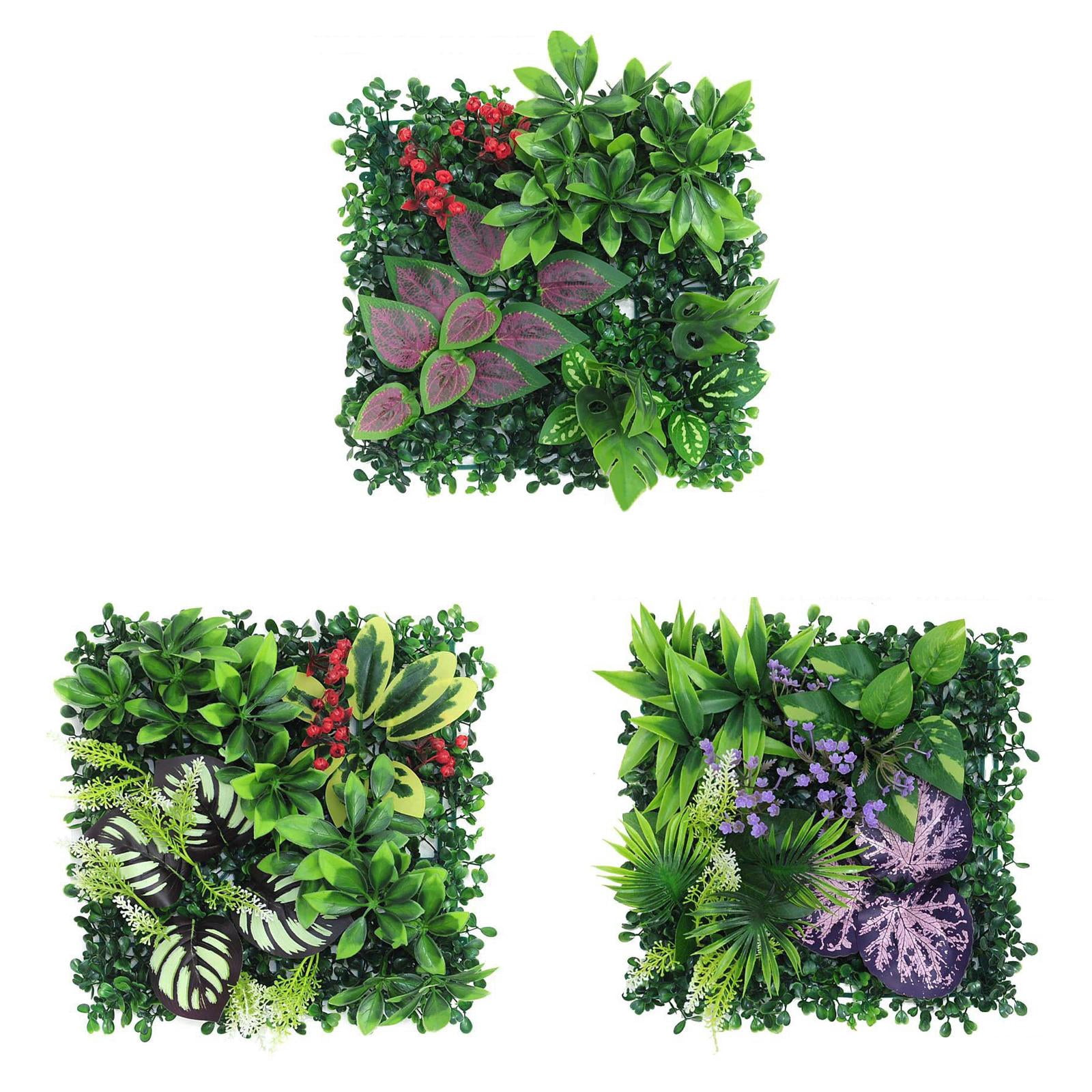 1/3/4PCS Grass Wall Panels, Greenery Wall Decor for Outdoor Indoor ...