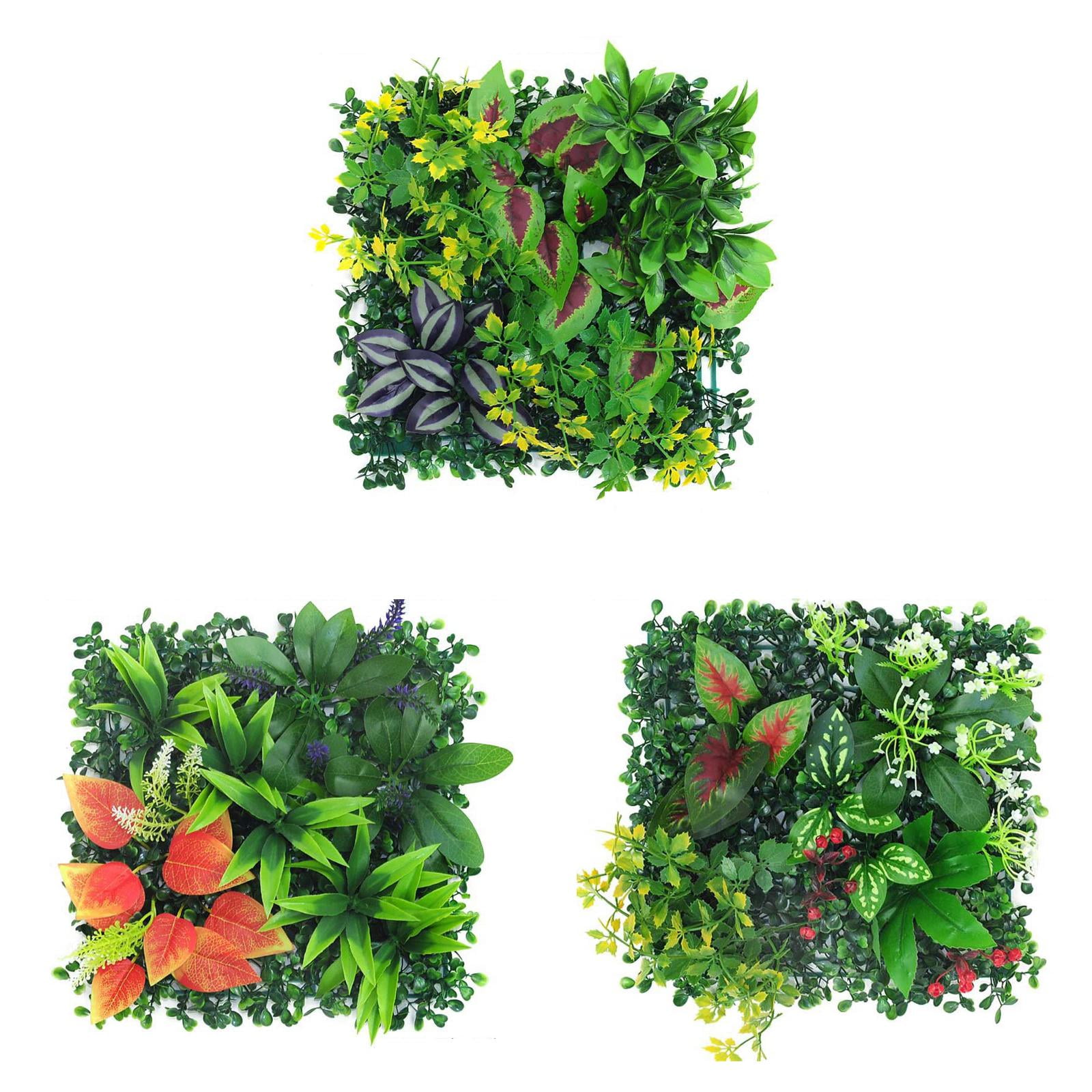 1/3/4PCS Grass Wall Panels, Greenery Wall Decor for Outdoor Indoor ...