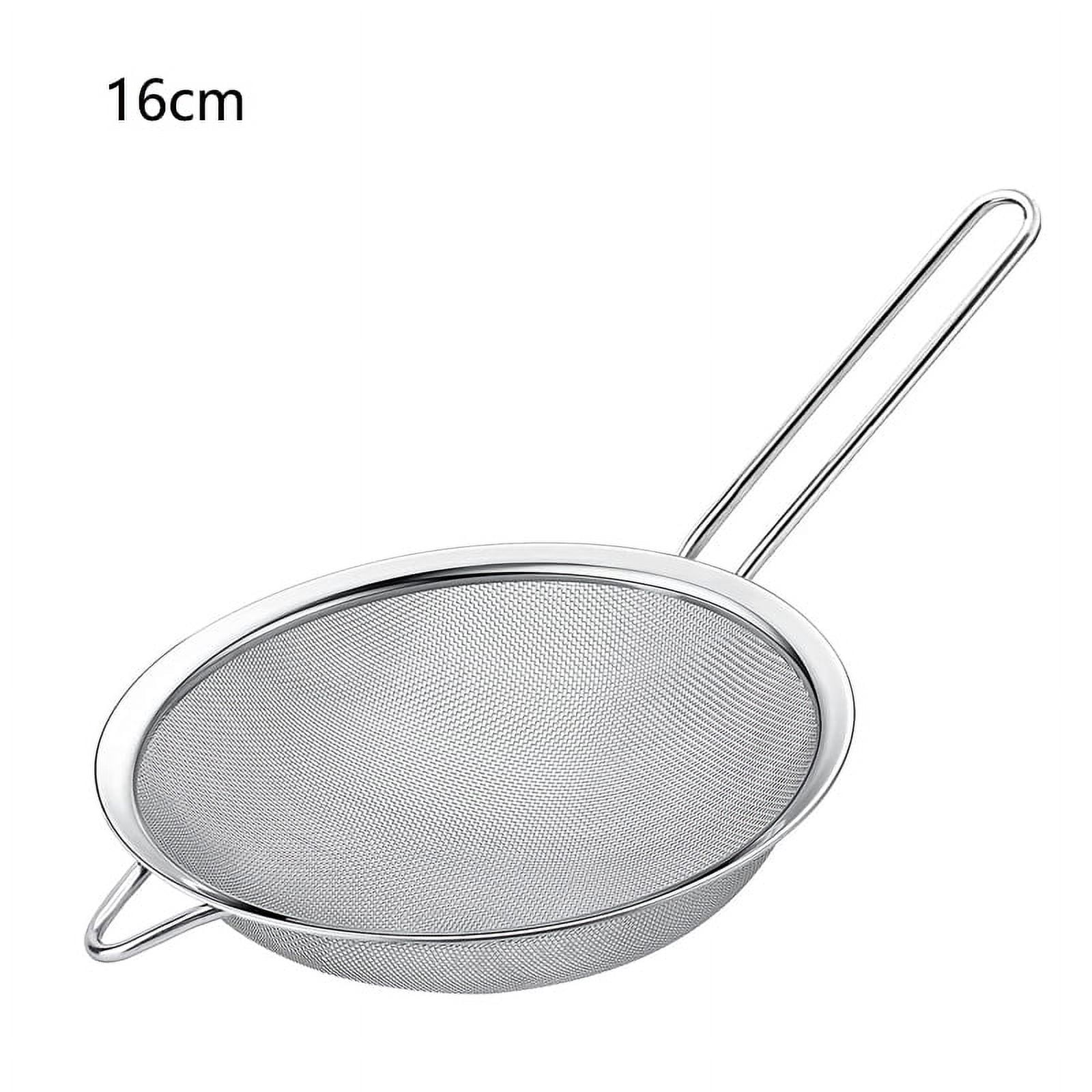1/3/4Pcs/Set Stainless Steel Wire Fine Mesh Oil Strainer Flour Colander ...