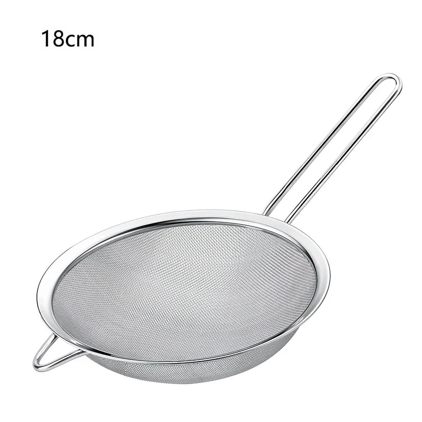 1/3/4Pcs/Set Stainless Steel Wire Fine Mesh Oil Strainer Flour Colander ...