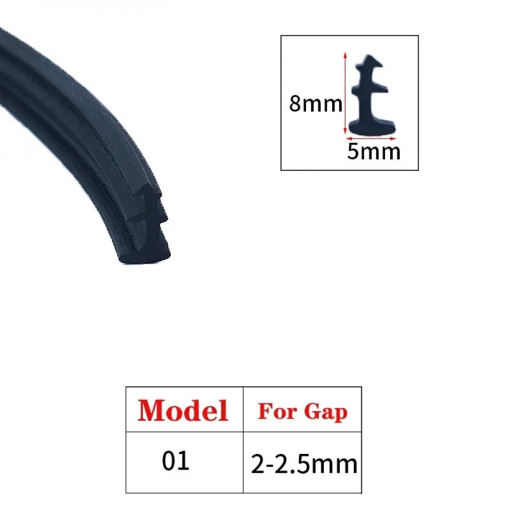 1/3/5/10M Door And Window Sealing Strip Aluminum Windproof Alloy Fixed ...