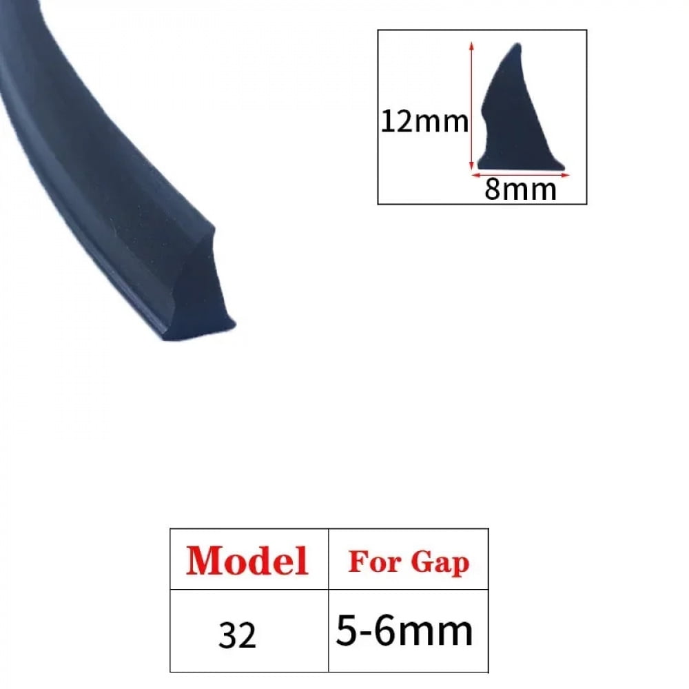 1/3/5/10M Door And Window Sealing Strip Aluminum Windproof Alloy Fixed ...