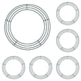 1/3/5/8/10Pcs 7.9 Inch Wreath Wire Frame Metal Wire Wreath Base Making ...