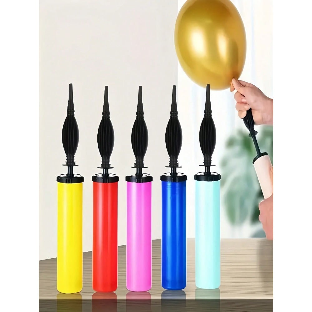 1/3/5-Pack Gold-Trimmed Handheld Balloon Pump Kit – Dual-Action Manual ...