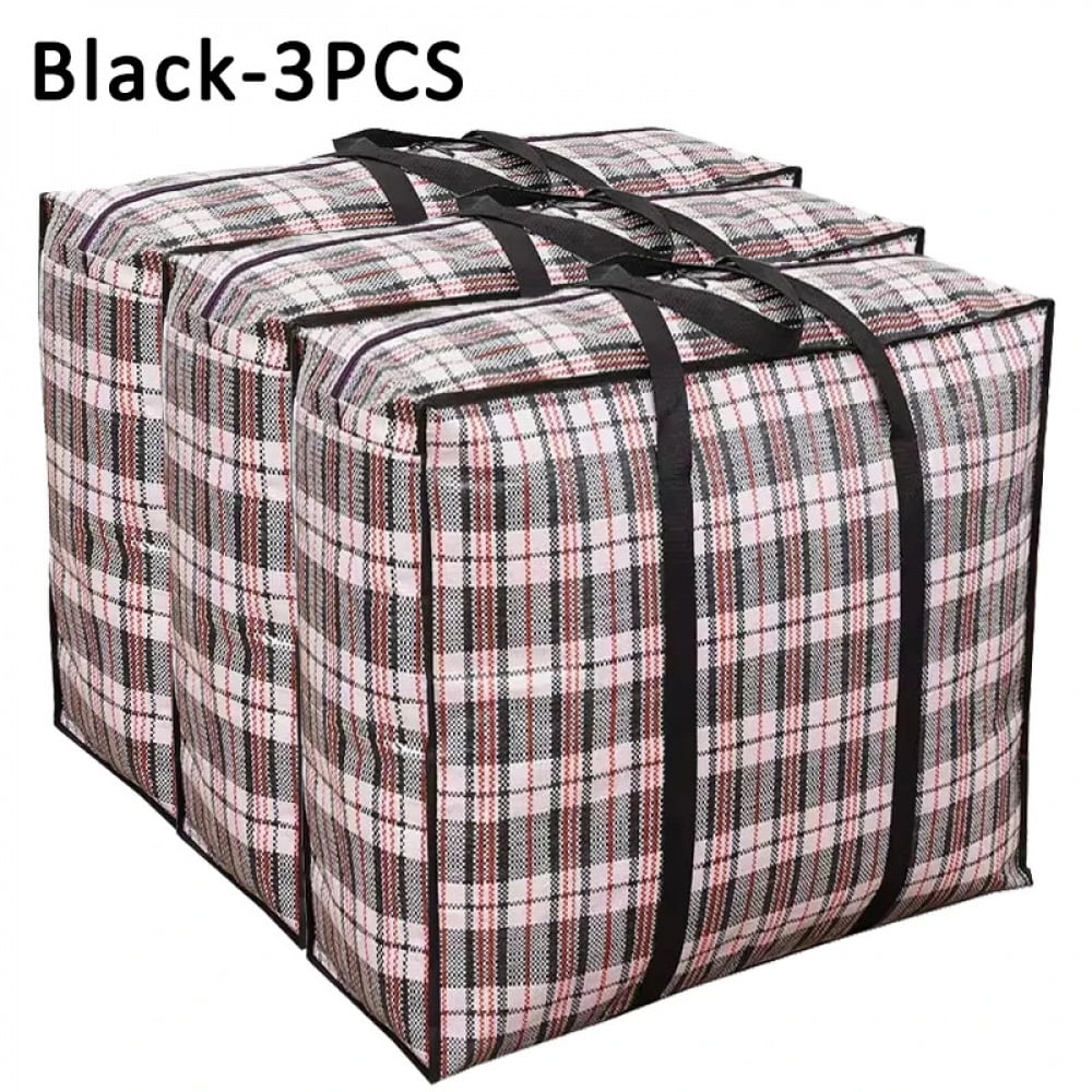 1/3/5PCS Large Capacity Waterproof Luggage Packing Bags Reusable Woven ...