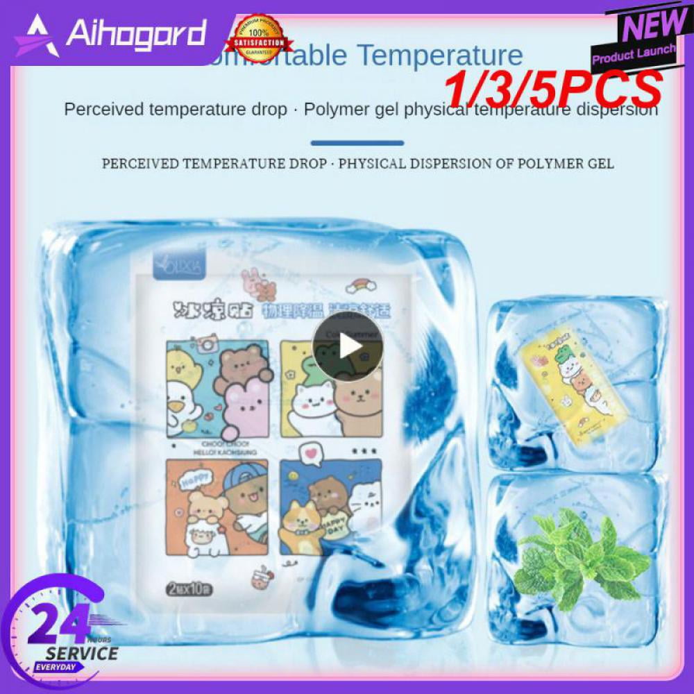 1/3/5PCS Refreshing Cold Compress Cooling Patch Clean And Hygienic ...