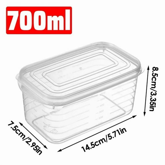 1/3/5pcs Refrigerator Storage Box Fridge Organizer Fresh Vegetable ...