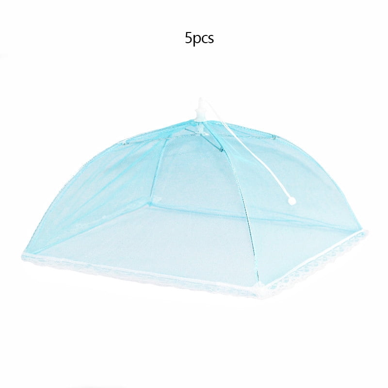 1/3/5pcsFood Covers Mesh Foldable Kitchen Anti Fly Mosquito Tent Dome ...