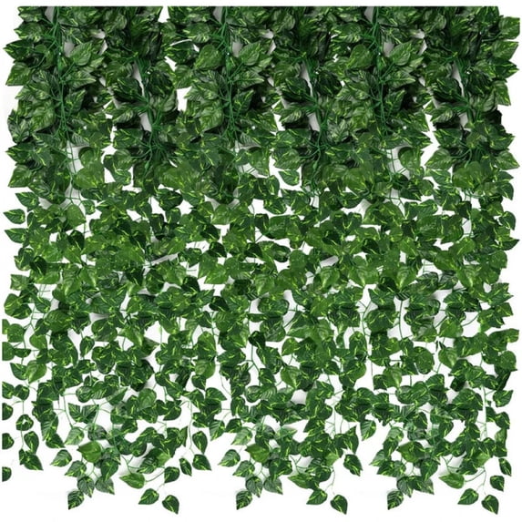 1/3/6/12pcs,Realistic Artificial Ivy Leaves Garland - Artificial Plants ...