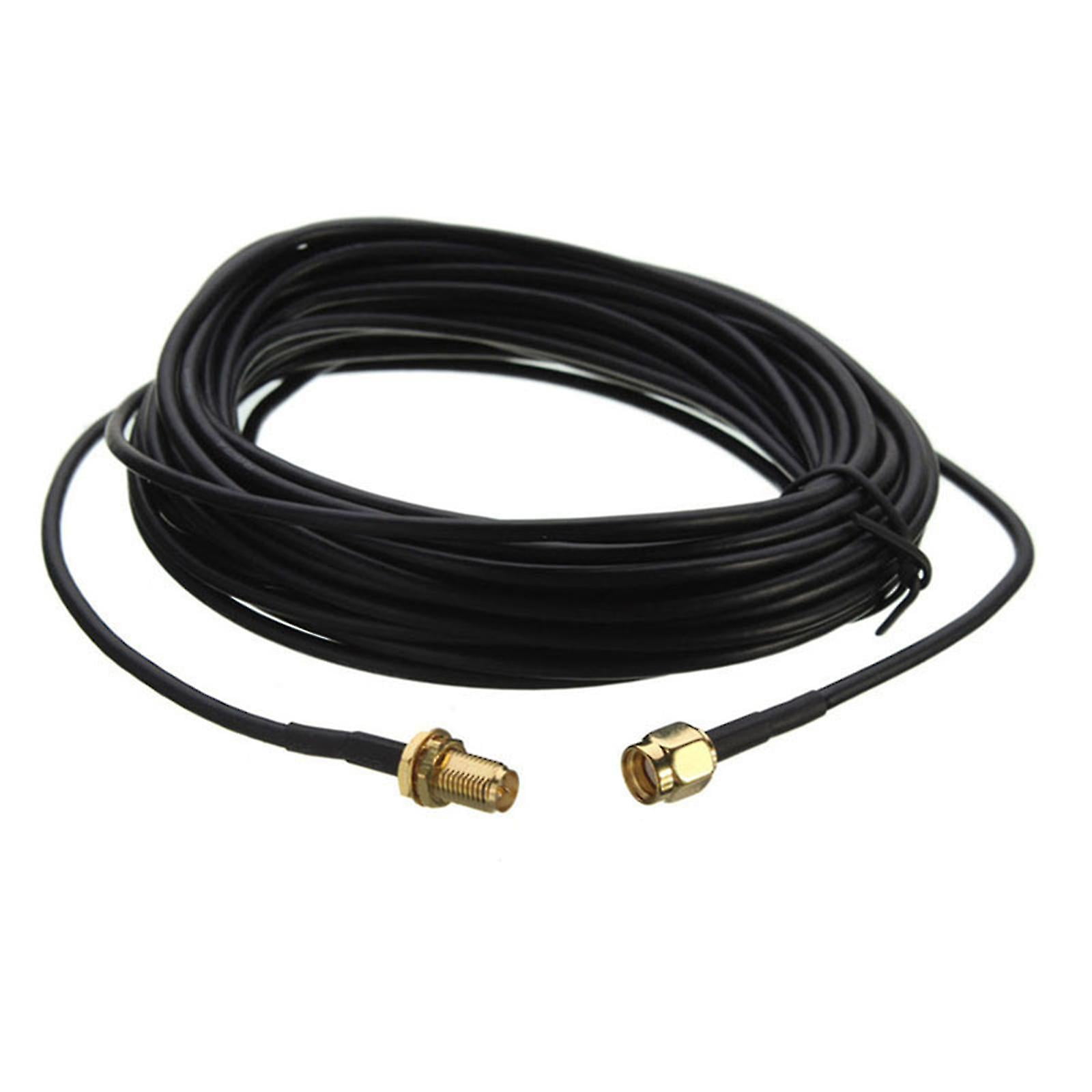 1/3/6/9/20m Rp-sma Extension Cable Rg174 Feeder Net Work Card Wifi ...
