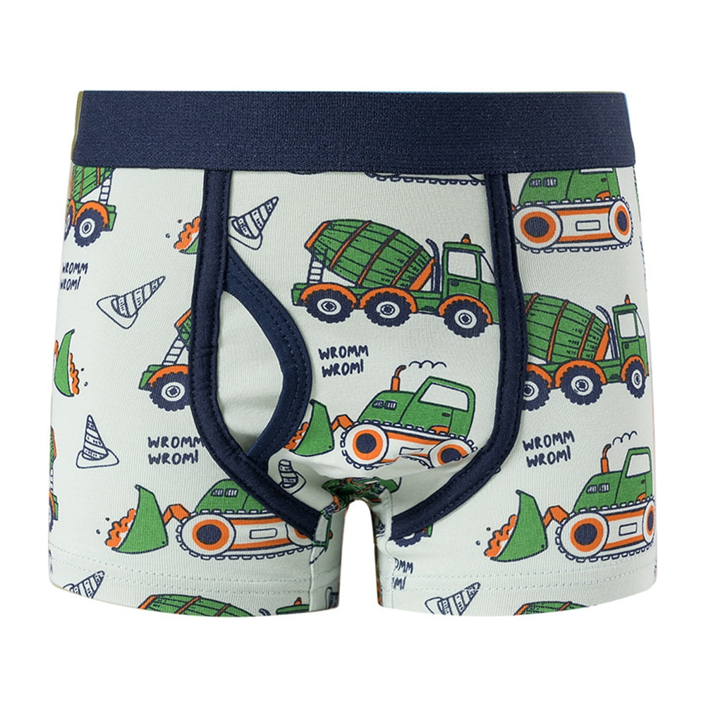 1/3/6/9-Pack Boys Boxer Briefs Shorts Toddler Kids Cotton Underwear Car ...
