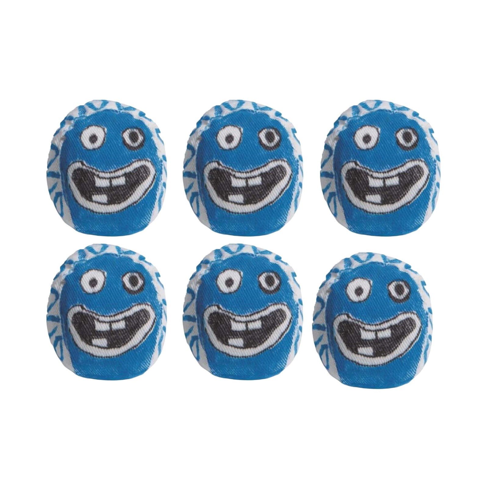 1/3/6pcs Funny Footbag Sack Set, Cute Expression Hacky Kick Ball ...