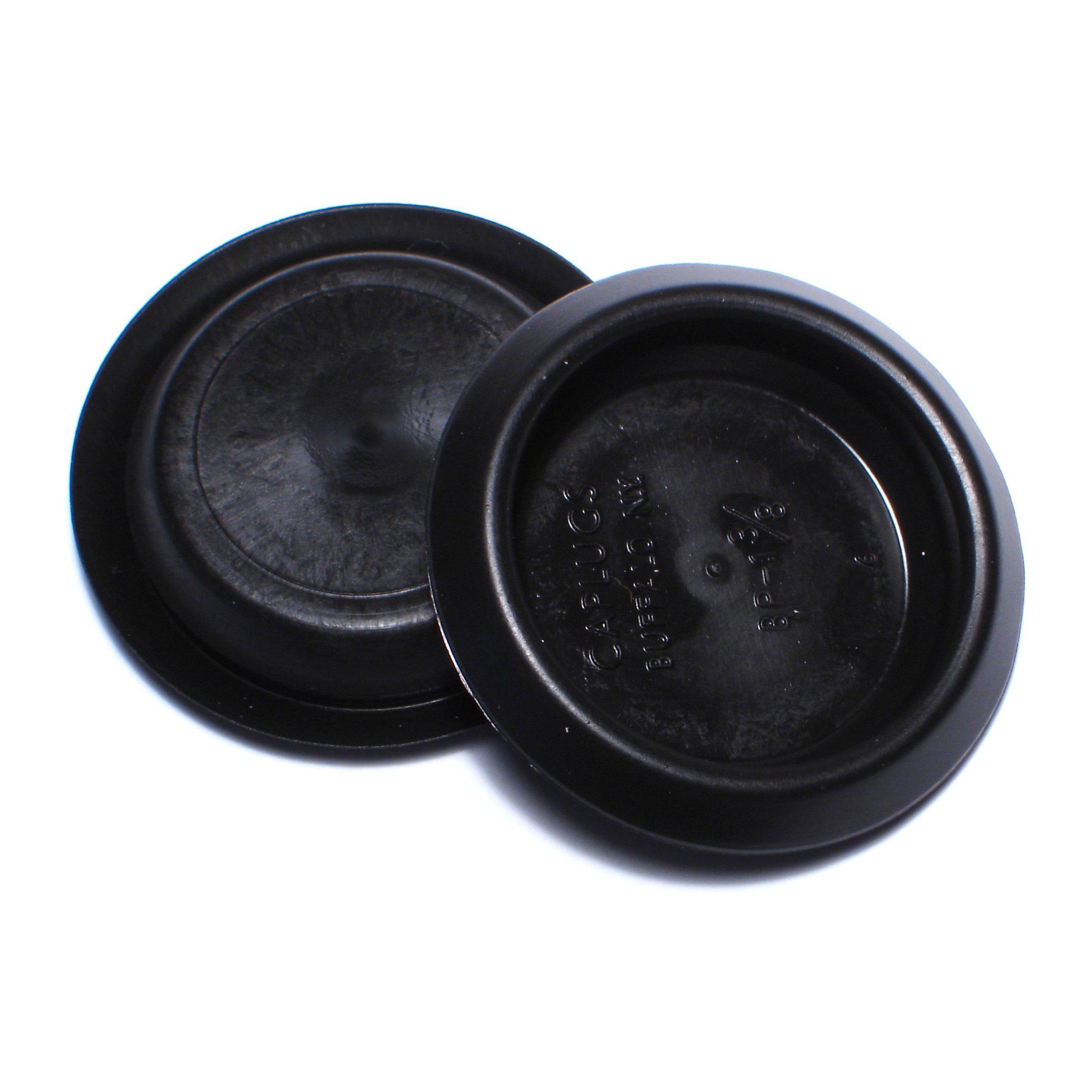 1-3/8" Black Plastic Round Head Sheet Metal Plugs HPRBP-057 (3 pcs ...