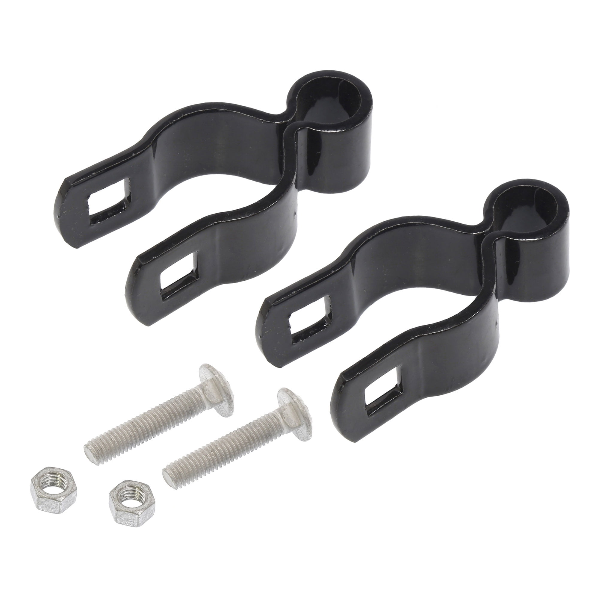 1 3/8" x 5/8" Black Female Gate Frame Hinges for Chain Link Fence Post ...
