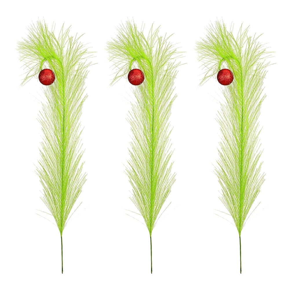 1/3/8Pcs Christmas Tree Topper Red Green Curly Stem Tree Elf Ornament ...