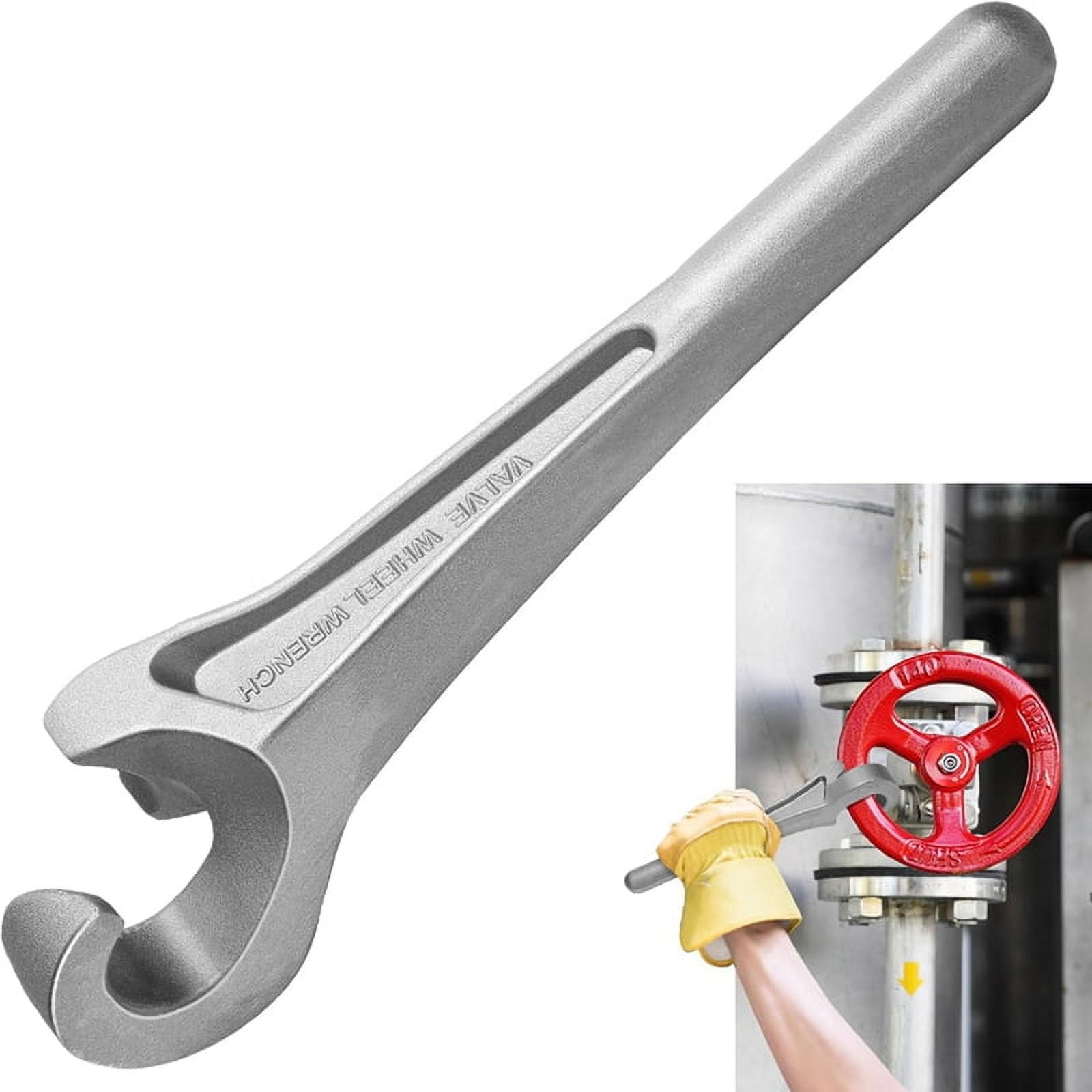 1-3/8in Single Ended Valve Wheel Wrench Aluminum Hand Valve Wheels ...