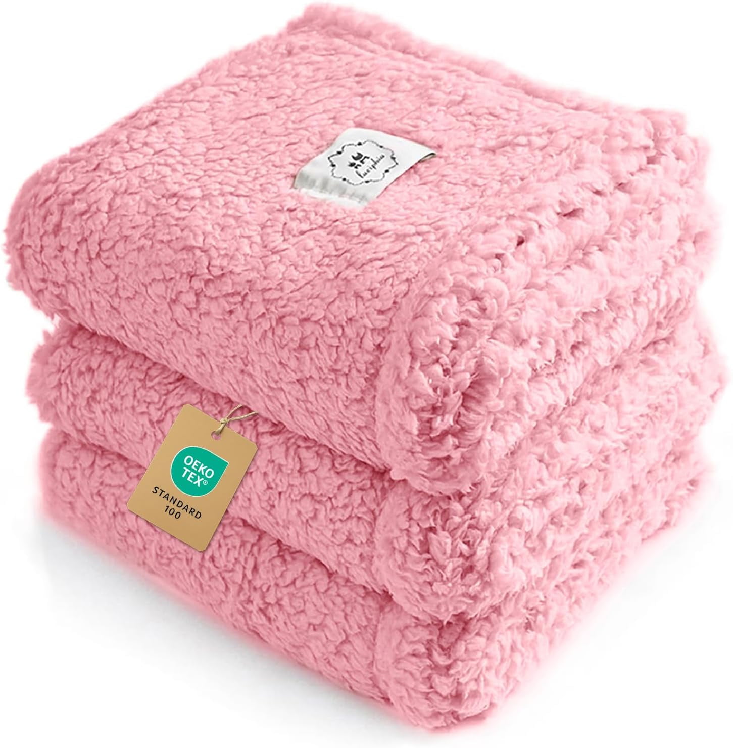 1 3 Calming Blanket Fluffy Fleece Pet Blankets Soft Sherpa Throw for ...
