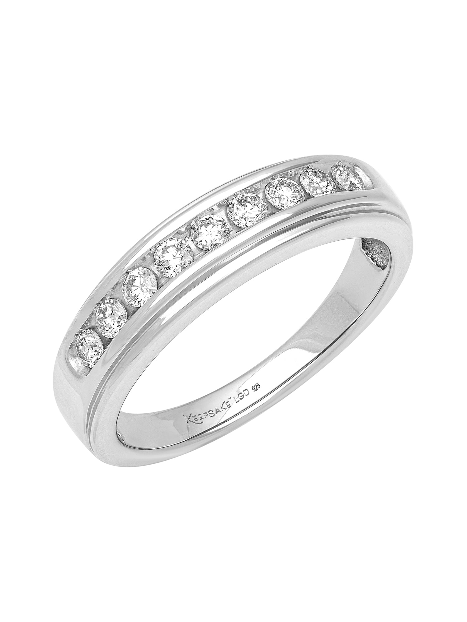 1/3 Carat TW Lab-Grown Diamond Sterling Silver Women's "Cherish ...
