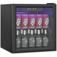 1.3 Cubic Feet Mini Fridge, 60 Can Freestanding Beverage Refrigerator ...