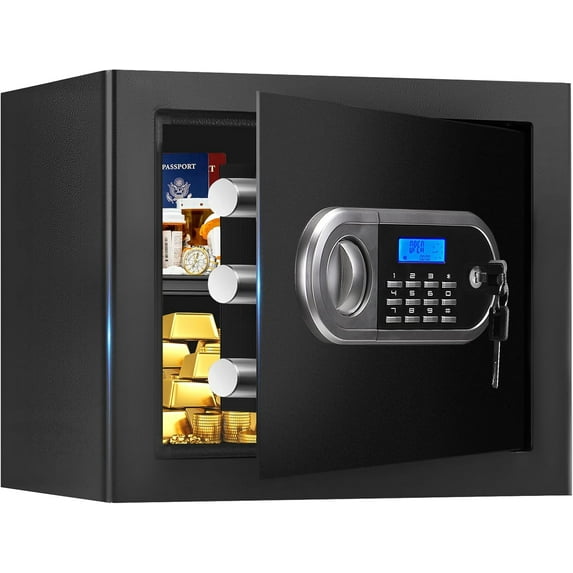 1.3 Cuft Small Safes Water and Fireproof, Anti- Safes for Use Fire and ...