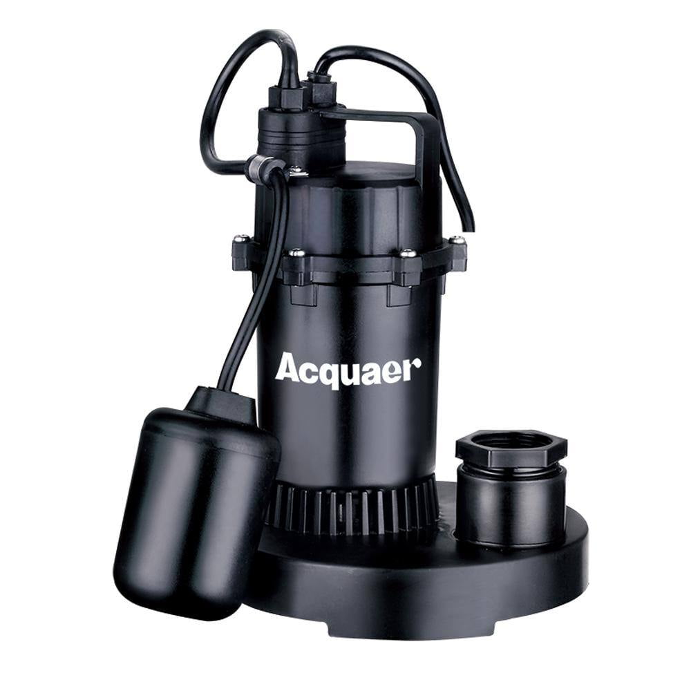 1/3 HP Submersible Plastic Base Sump Pump - Walmart.com