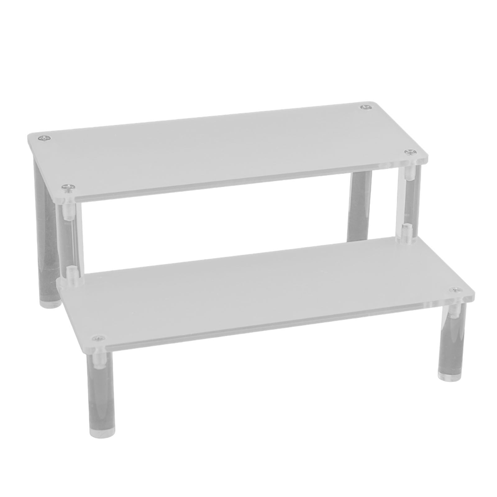 1-3 Layers Acrylic Display Stand Perfume Figurine Transparent Storage ...