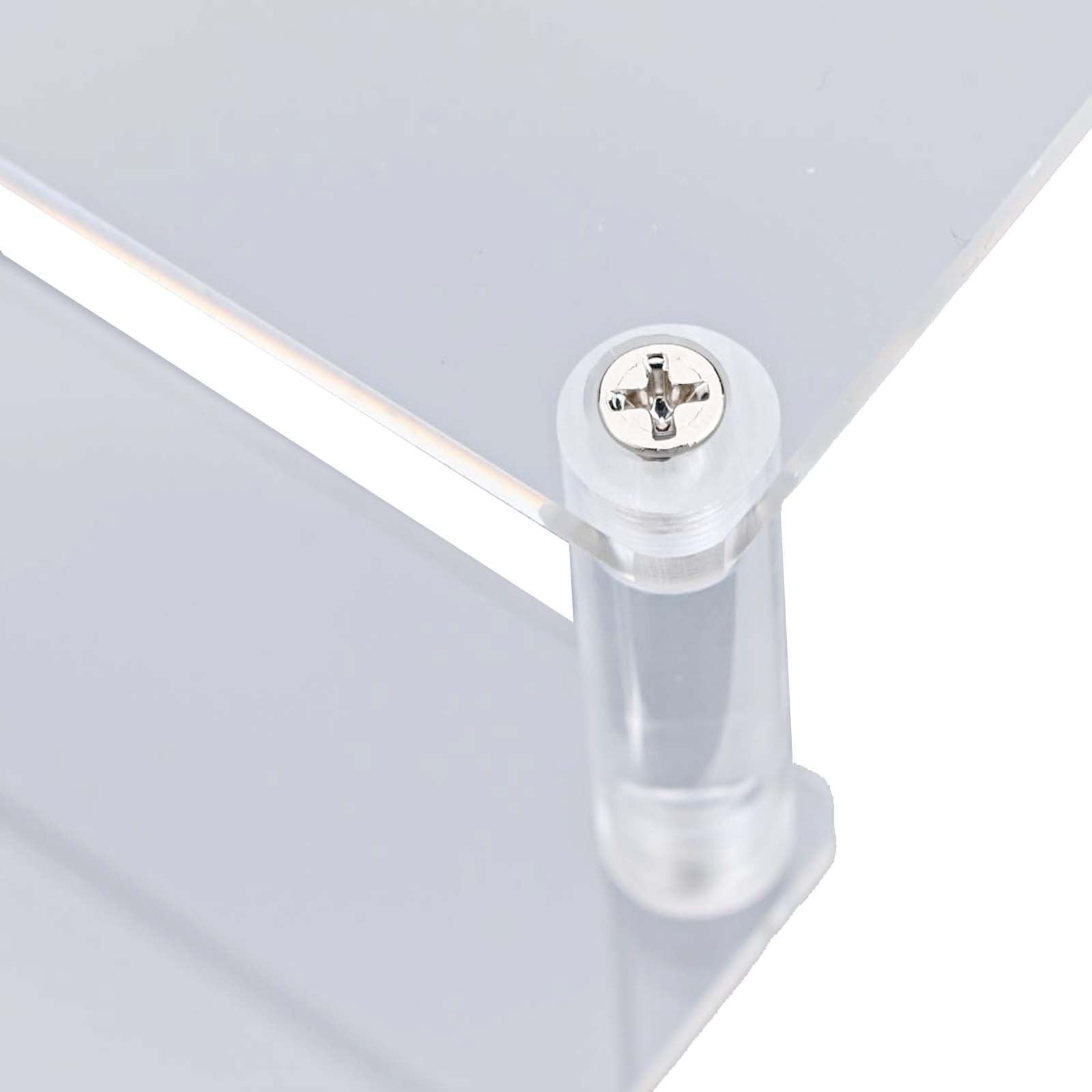 1-3 Layers Acrylic Display Stand Perfume Figurine Transparent Storage ...