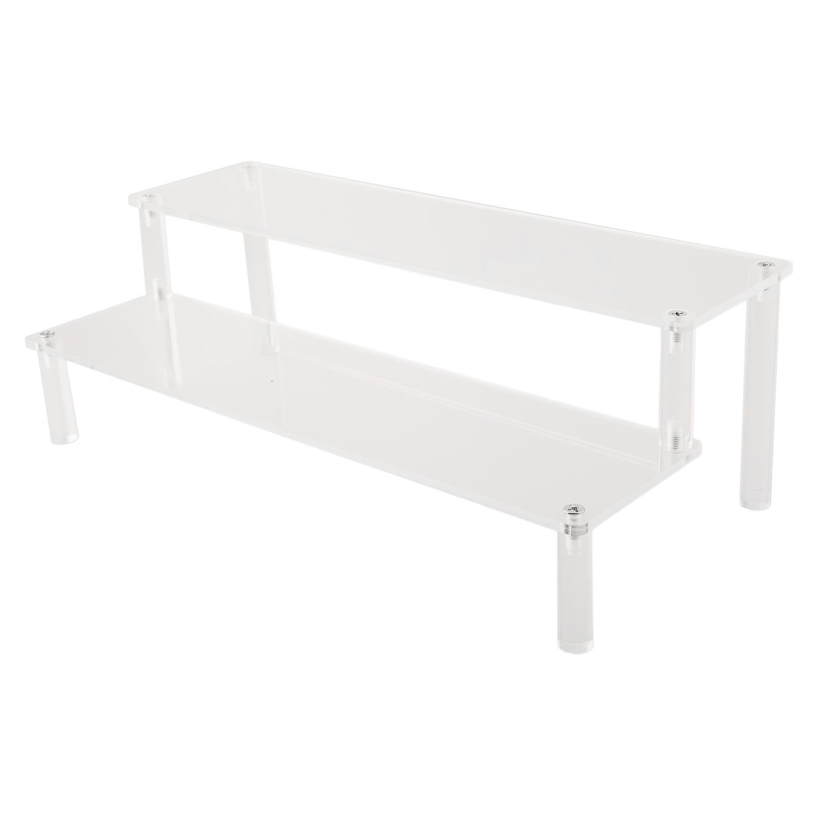 1-3 Layers Acrylic Display Stand Perfume Figurine Transparent Storage ...