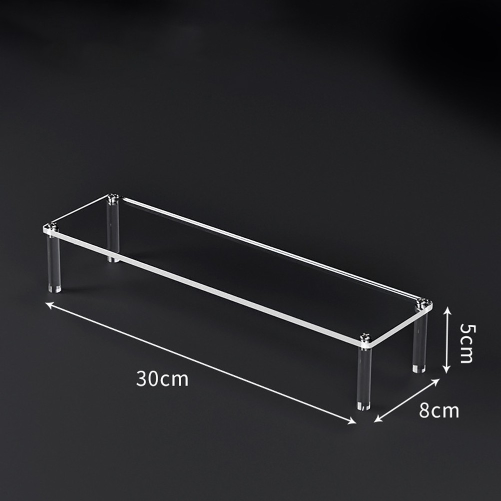 1-3 Layers Acrylic Display Stand Perfume Figurine Transparent Storage ...