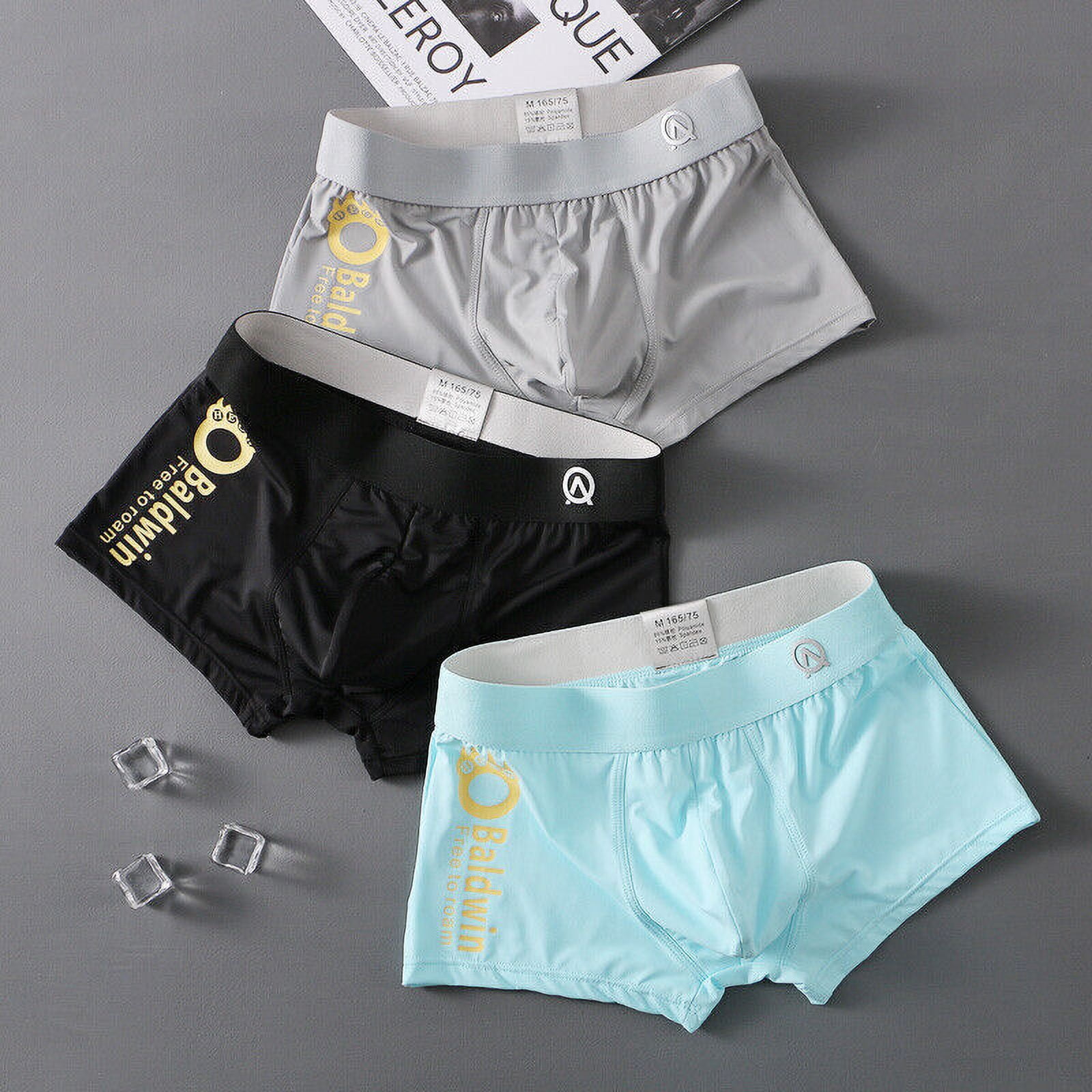 1,3 Pack New Mens Boxer Shorts Briefs Bulge Pouch Underwear Trunks Underpants - Walmart.com