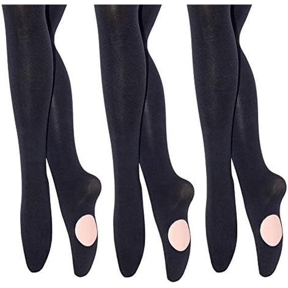 1-3 Pairs Women's Girl's Dance Tights Convertible Transition Ballet ...