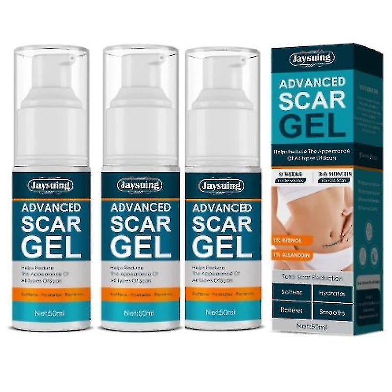 1 3 Pcs Jaysuing Advanced Scar Gel For Acne Stretch Marks Removal