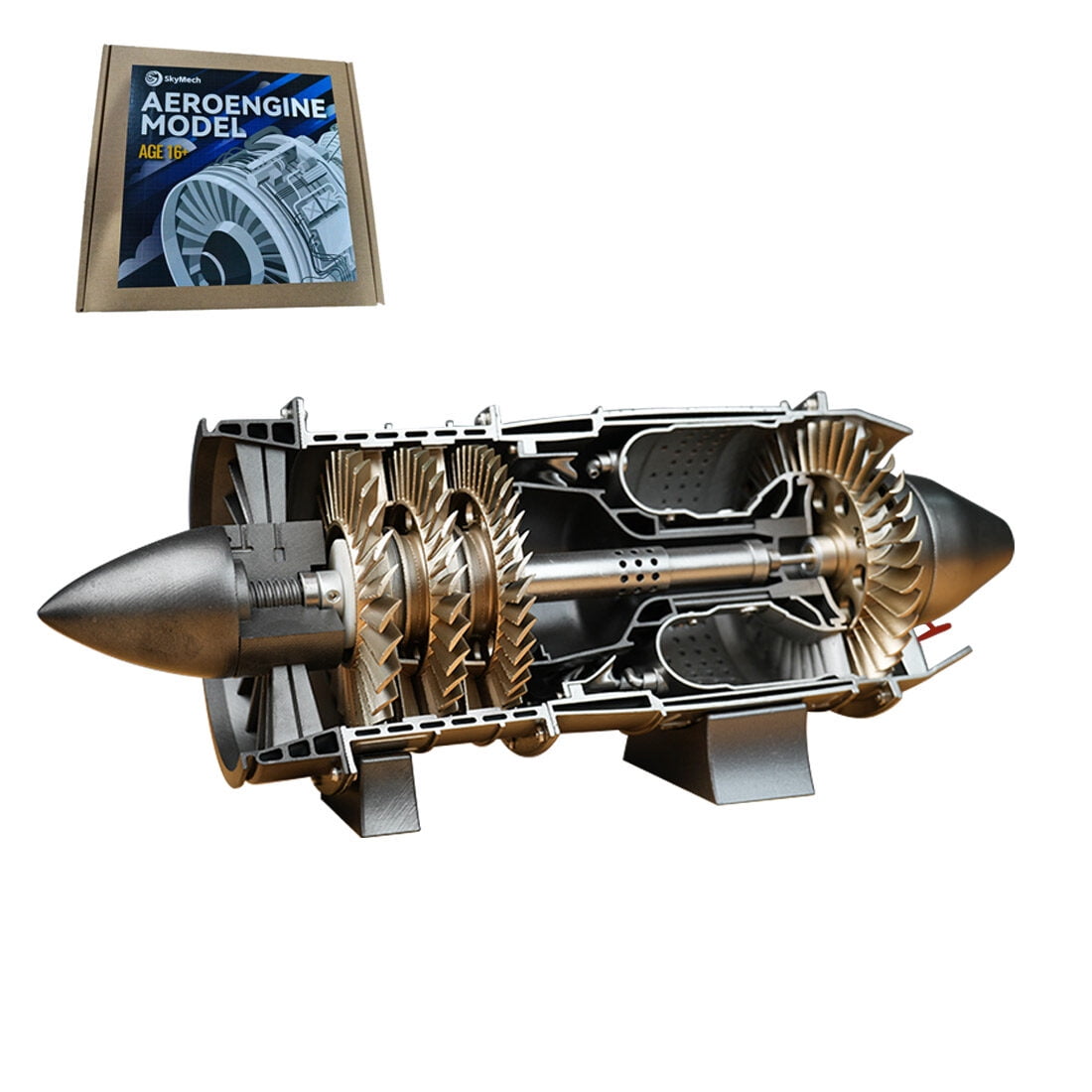1/3 Scale Turbojet Engine Model Kit, 100PCS 3D Printed DIY Functional ...