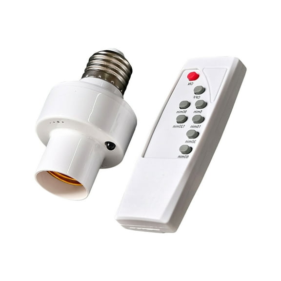 Screw Base Light Bulb Socket w/ Pull Chain Switch Converter AC T INV ...