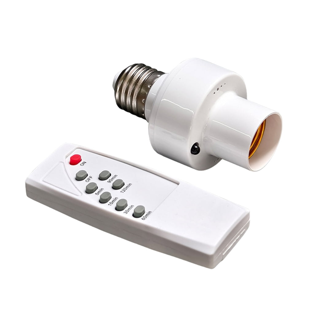 1/3 Set Light Switches Remote Control Light Socket Lamp Holder for ...